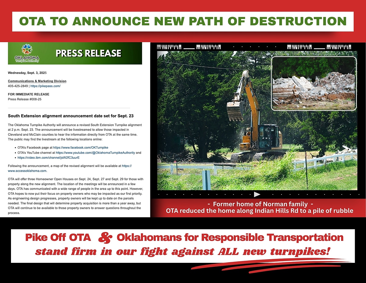 Pike Off OTA - Fighting Turnpike Expansion in Oklahoma